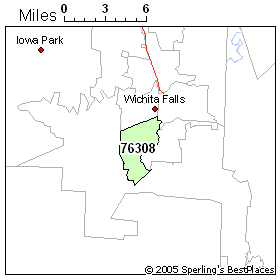 Wichita Falls Tx Zip Code Map - Map