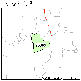 Wichita Falls Tx Zip Code Map - Map