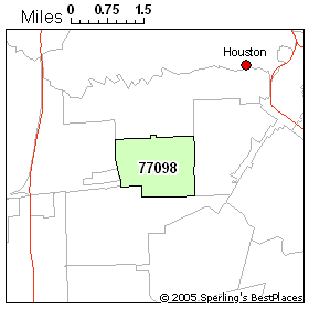 Zip Code Map Houston Texas