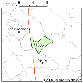 Spring Tx Zip Code Map - Map