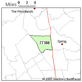 Spring Tx Zip Code Map - Map