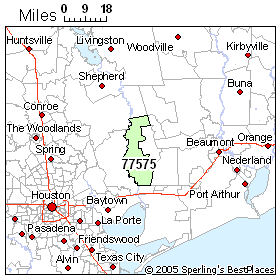Liberty (zip 77575), Texas Cost of Living