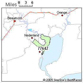 Port Arthur Zip Code Map - Map