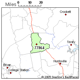 Zip 77864 (Madisonville, TX) Rankings