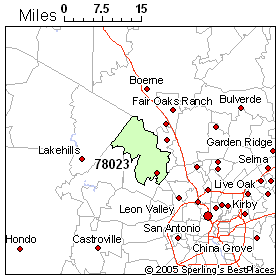 Zip 78023 (San Antonio, TX) Rankings