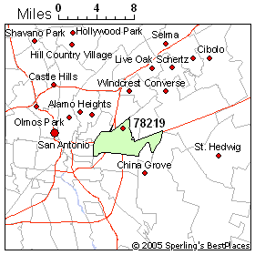 Zip 78219 (Kirby, TX) Rankings