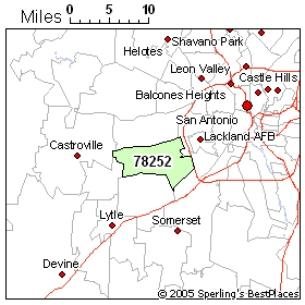 Zip 78252 (San Antonio, TX) Rankings