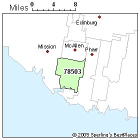 Mcallen Tx Zip Code Map - Map