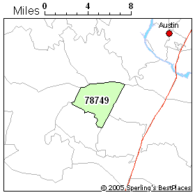 Zip Code Map Of Austin And Surrounding Areas - Map