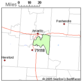 Best Place to Live in Amarillo (zip 79118), Texas
