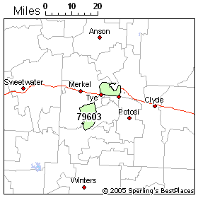 Abilene Tx Zip Code Map