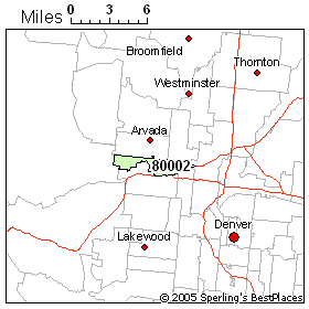 Zip 80002 (Arvada, CO) Rankings