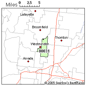 Zip 80031 (Westminster, CO) Rankings