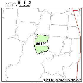 Zip Code Map Littleton Co - Map