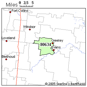 Greeley Co Zip Code Map - United States Map