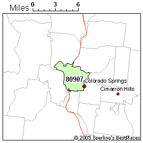 Zip 80907 (Colorado Springs, CO) Rankings