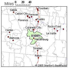 Zip 81089 (Walsenburg, CO) Rankings