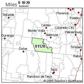 Zip 81120 (Antonito, CO) Rankings