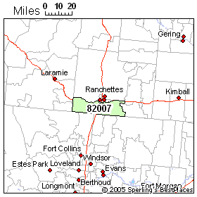 Laramie Wyoming Zip Code Map - Map