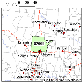 Cheyenne Wy Zip Code Map