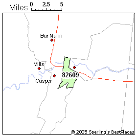 Casper Wyoming Zip Code Map - United States Map