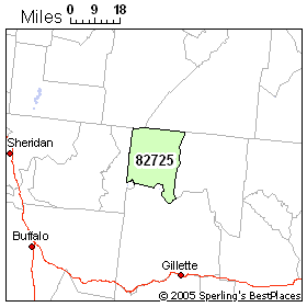 Zip 82725 (Recluse, WY) Rankings