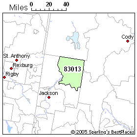 Zip 83013 (Moran, WY) Rankings