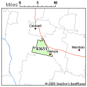 Zip Codes Nampa Idaho Map - United States Map