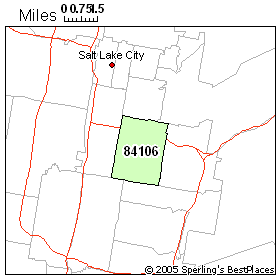 Rankings in Zip 84106 (Salt Lake City, UT)