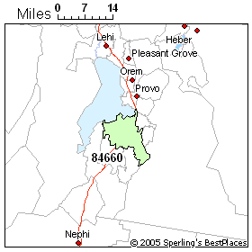 Zip 84660 (Spanish Fork, UT) Rankings