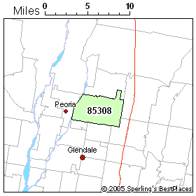 Zip Code Map Glendale Az 85318