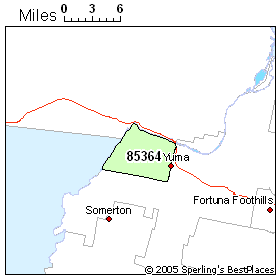 Yuma Az Zip Code Map - Map