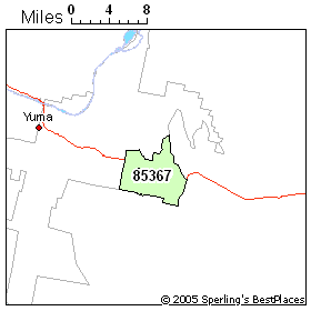 Yuma Az Zip Code Map - Map