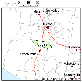 Rankings in Zip 85629 (Sahuarita, AZ)