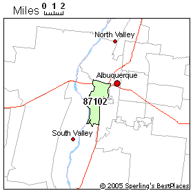 Albuquerque Nm Zip Code Map - Map