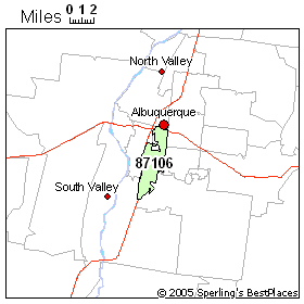 Albuquerque Nm Zip Code Map