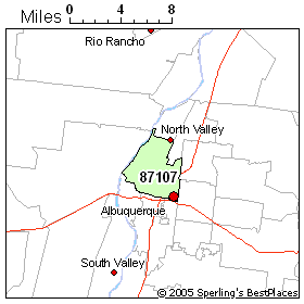 Albuquerque Nm Zip Code Map - Map