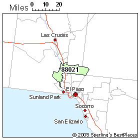 Rankings in Zip 88021 (Anthony, NM)