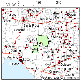 Zip 88201 (Roswell, NM) Rankings