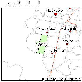 Best Place to Live in Las Vegas (zip 89113), Nevada