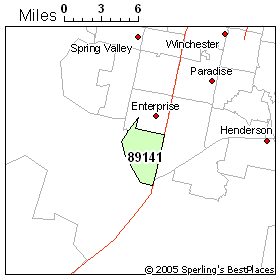 Best Place to Live in Las Vegas (zip 89141), Nevada