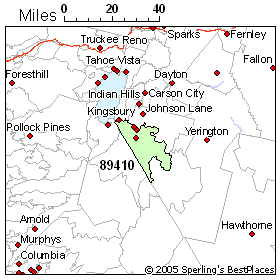 Zip 89410 (Gardnerville, NV) Rankings