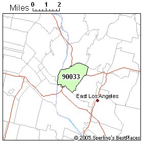 Zip 90033 (Los Angeles, CA) Rankings