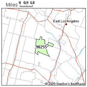 Huntington Park Zip Code Map - Map