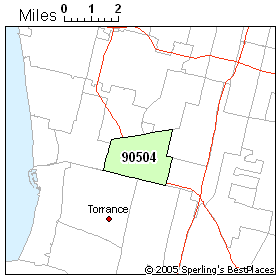 Torrance Ca Zip Code Map - Map