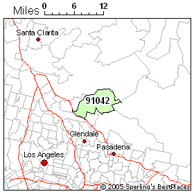 Zip 91042 (Los Angeles, CA) Rankings