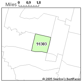 Zip 91303 (Los Angeles, CA) Rankings