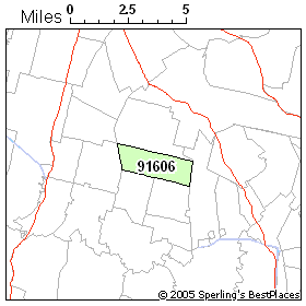 Zip 91606 (Los Angeles, CA) Rankings