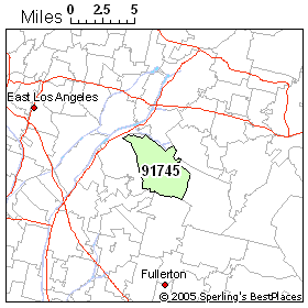Zip 91745 (Hacienda Heights, CA) Rankings