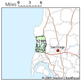 Zip 92109 (San Diego, CA) Rankings